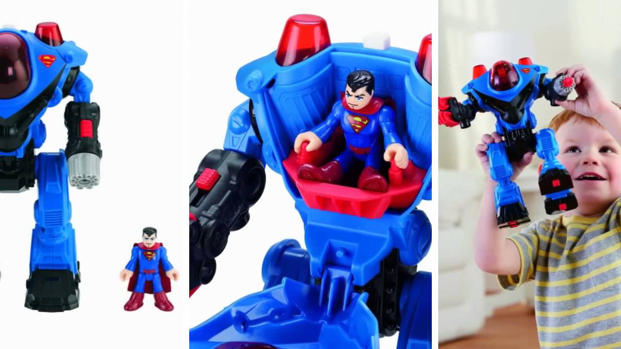 Fisher-Price Imaginext DC Super Friends Superman and Exoskeleton Suit ...
