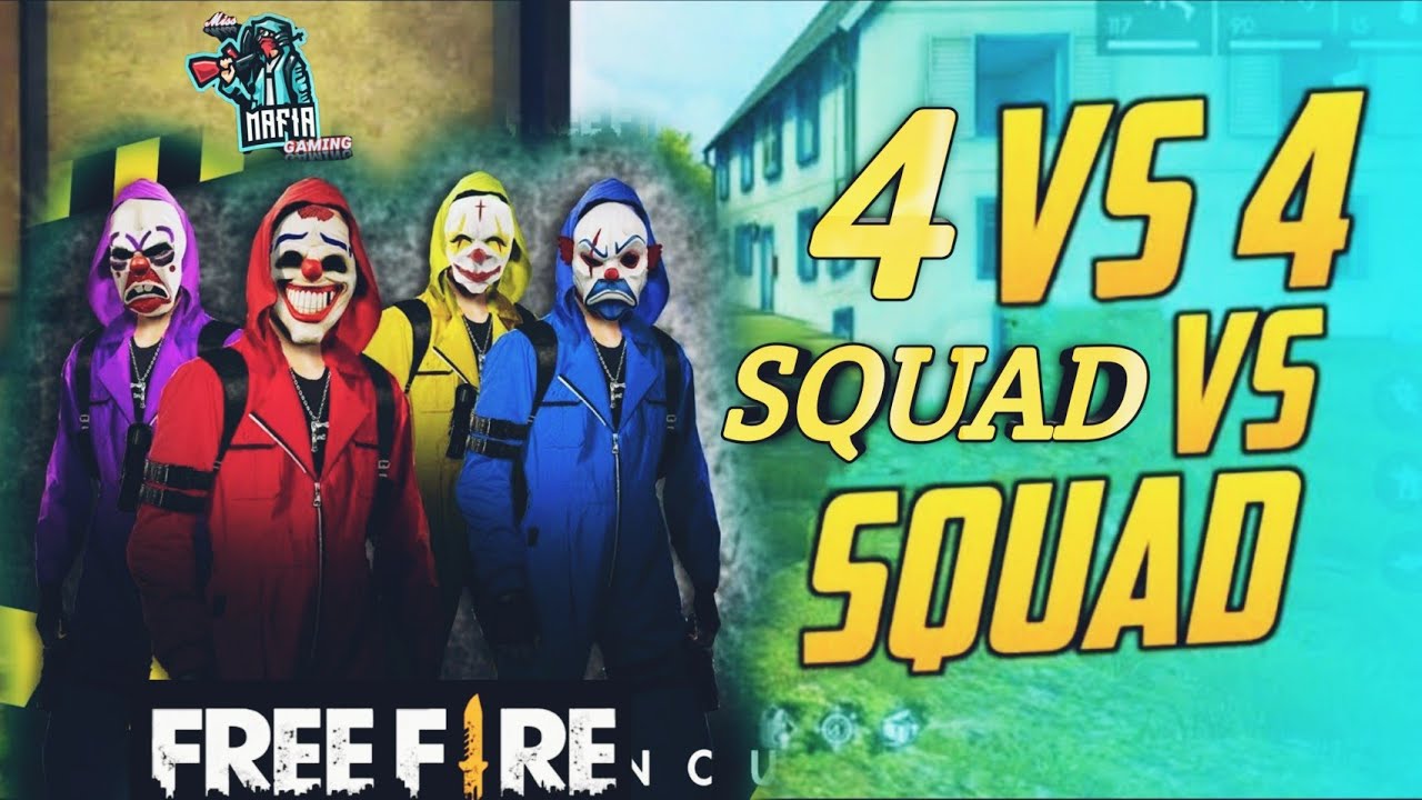 CUSTOM 4 VS 4||SQUAD VS SQUAD||MISS MAFIA GAMING||MADE WITH INSHOT🔥 ...