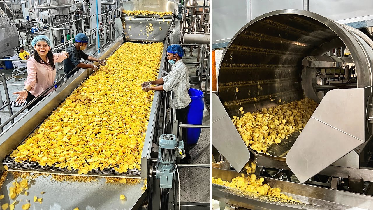Mega Factory of Chips Making 🔥 ( Potato Chips Esse Banti hai ) 🌟 - YouTube