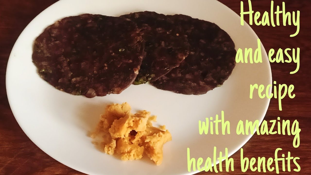 Ragi adai with drumstick leaves/Finger Millet adai/கேழ்வரகு அடை/Ragi ...