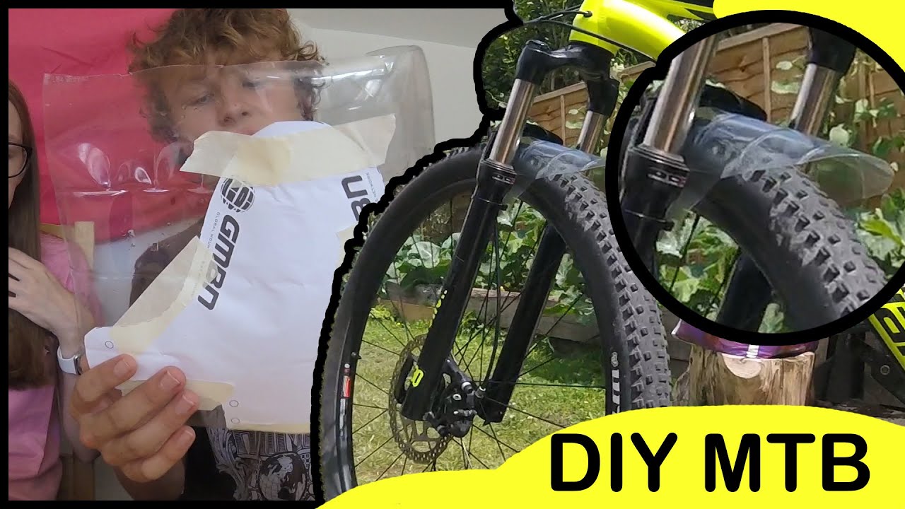 Testing Out A MTB DIY Mud Guard! - YouTube