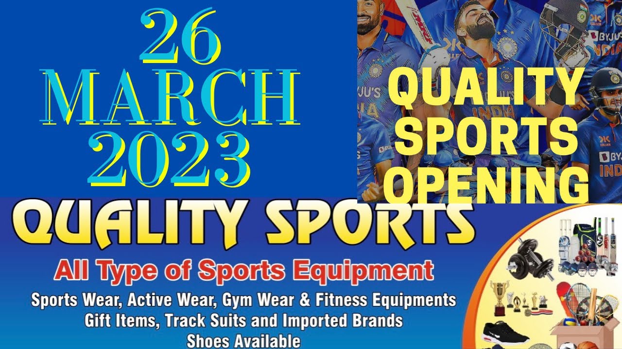 QUALITY SPORTS || SHOP OPENING || PART 2 || DEHRADUN || - YouTube