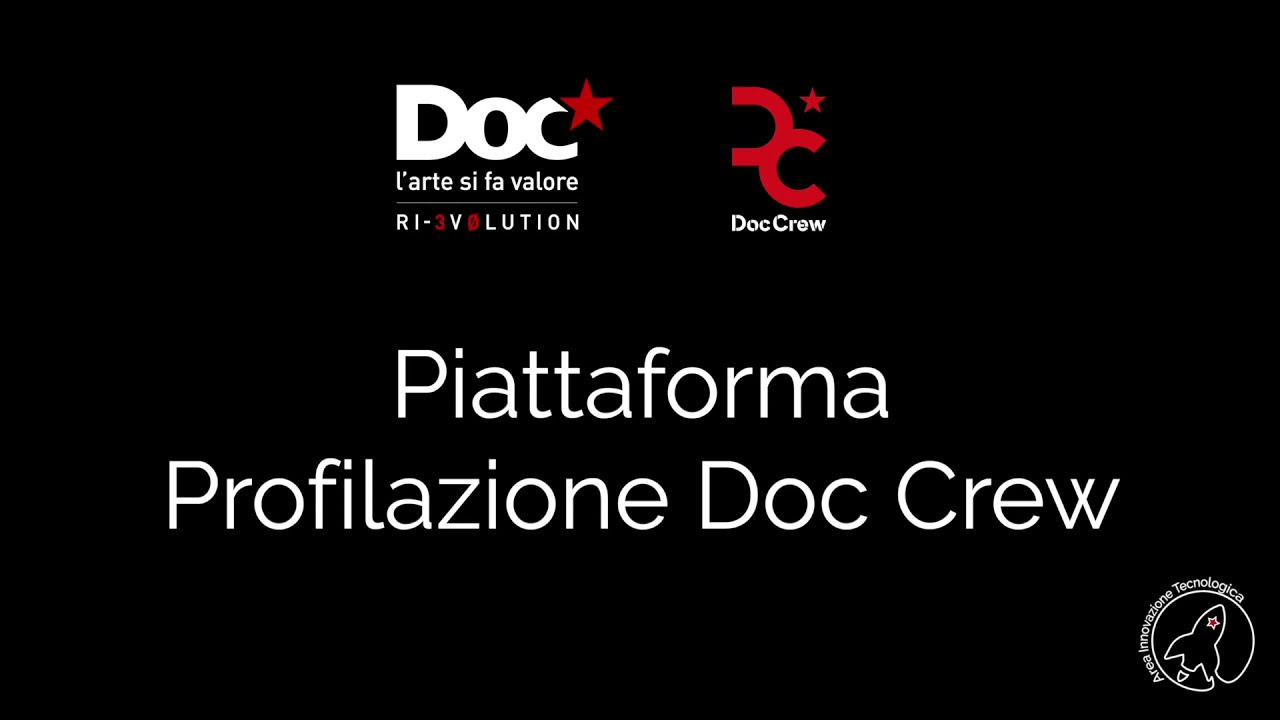 Tutorial primo accesso Piattaforma Profilazione Soci Doc Crew - YouTube