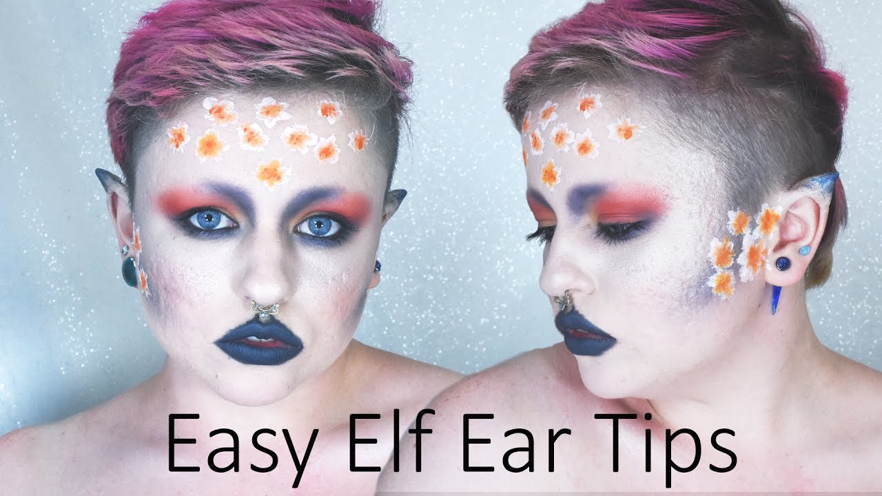 DIY: Simple Elf Ear Tips using latex - YouTube
