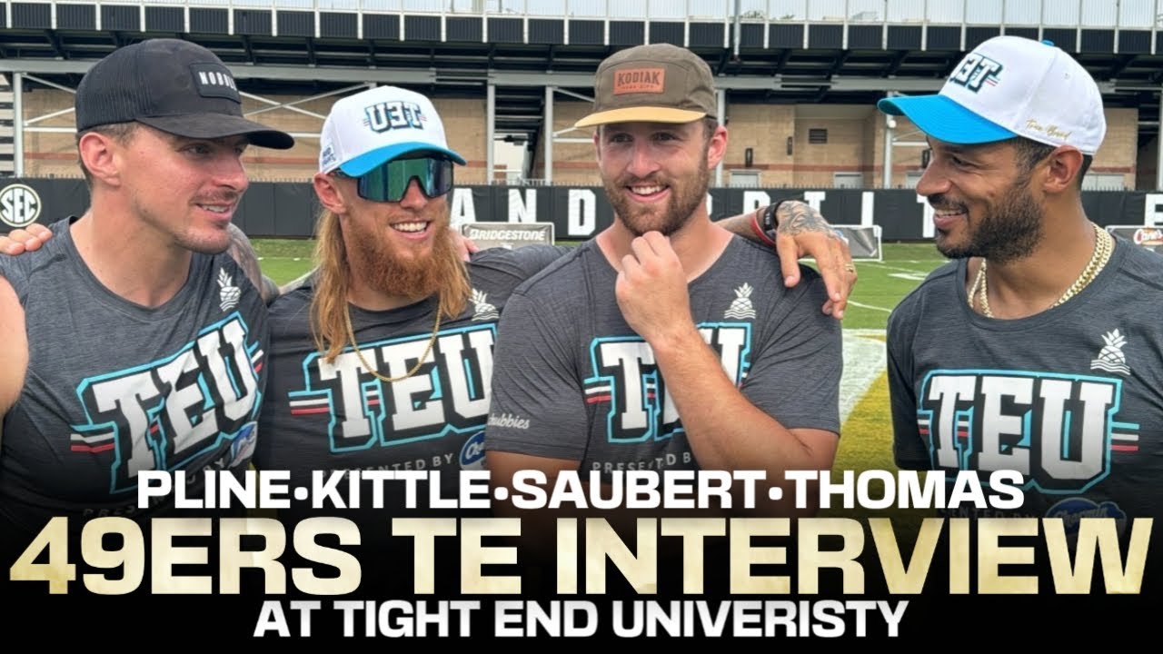 Lombardi with 49ers at TEU: George Kittle, Logan Thomas, Mason Pline ...