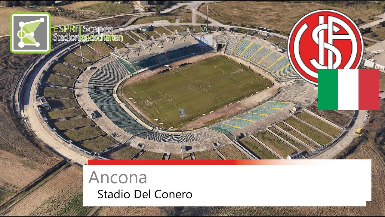 Stadio Del Conero | US Anconitana ASD | 2019 | Google Earth - YouTube