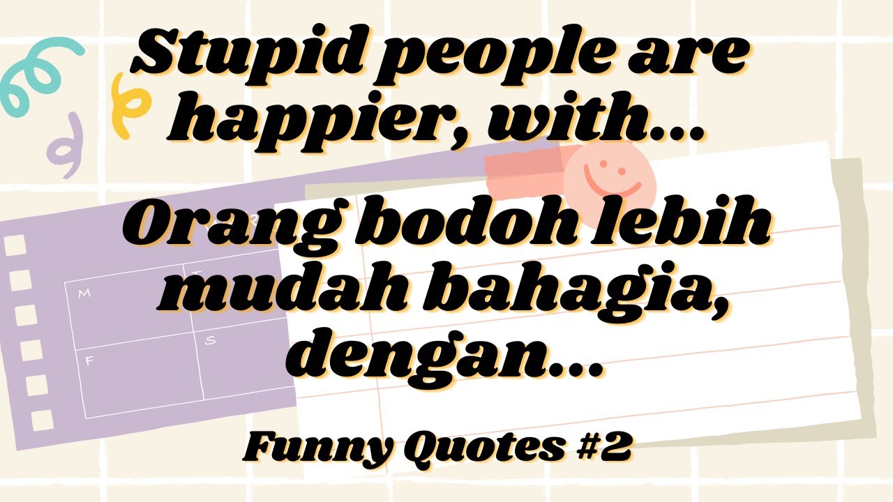 FUNNY QUOTES #2 QUOTE LUCU - YouTube
