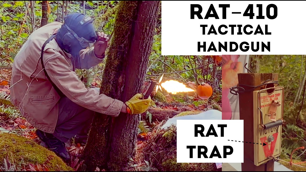 RAT-410 - Genius "Mouse Trap" Handgun Shoots Shotgun Shells. Fully ...