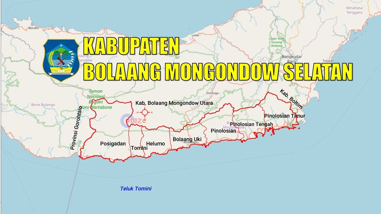 Geografi Kabupaten Bolaang Mongondow Selatan | Sulawesi Utara - YouTube