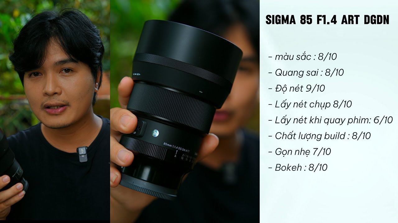 SIGMA 85 F1.4 DGDN KHÔNG DÀNH CHO QUAY PHIM | HainguyenMedia - YouTube