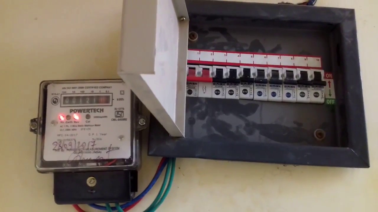 Electric Meter Reading and circuit problem - YouTube