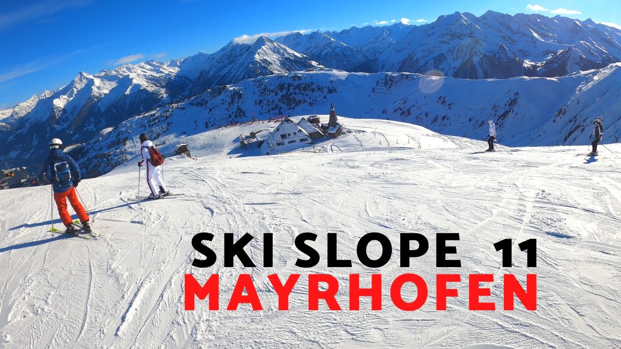 This is What it Looks Like To Ski Slope 11 in Mayrhofen - YouTube