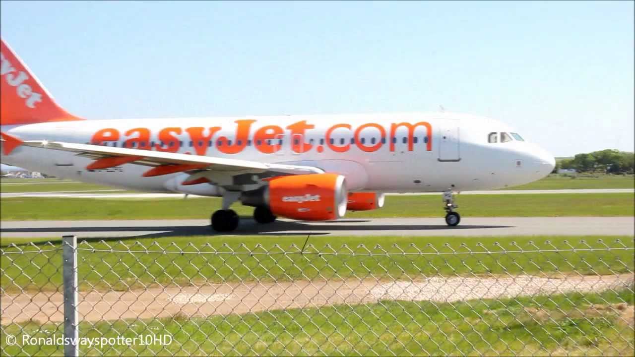 Easyjet Airbus A319 | Landing & Departing | Ronaldsway Isle of Man HD ...