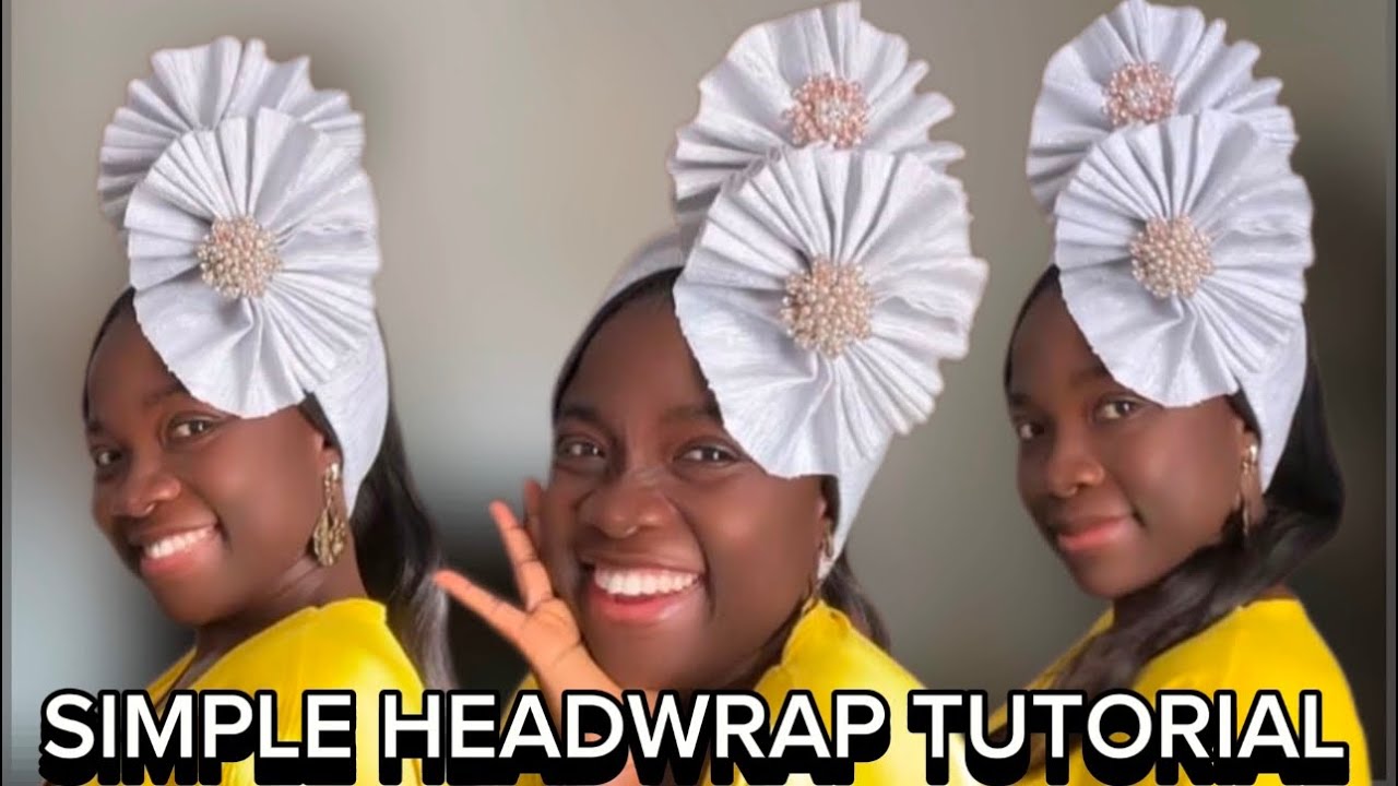 HOW TO TIE FASHIONABLE TURBAN || GELE STYLES || HEADSCARF || TUTORIAL ...