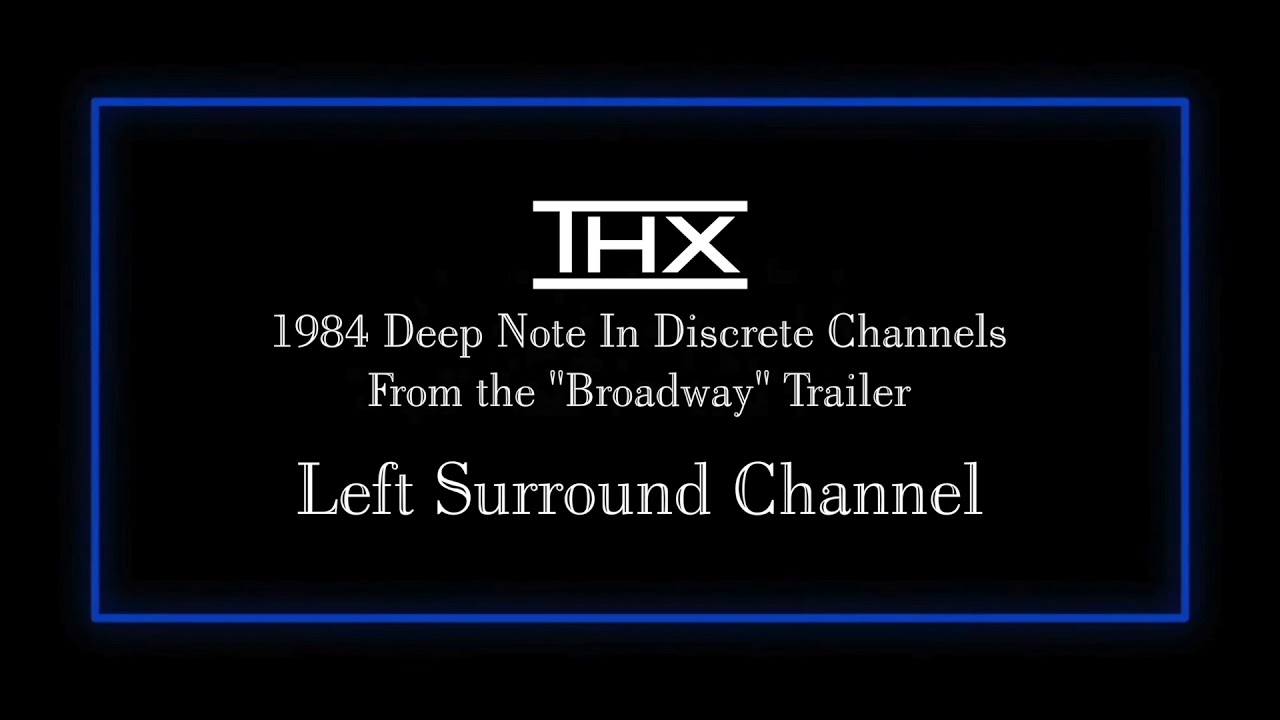 1984 "Broadway" Deep Note In Discrete Channels. - YouTube