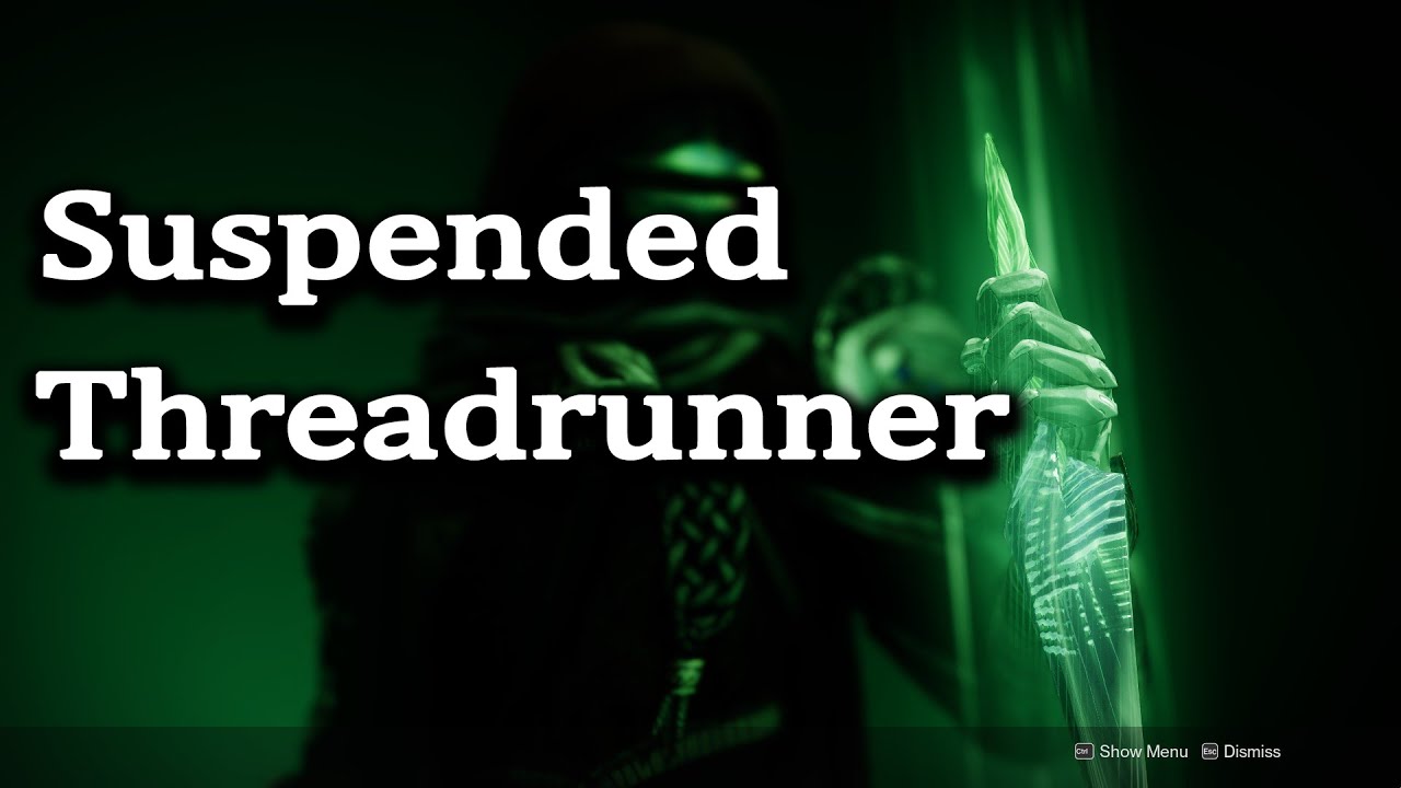 Suspended Threadrunner. The Hunter Build Made Epic. | Destiny 2 ...