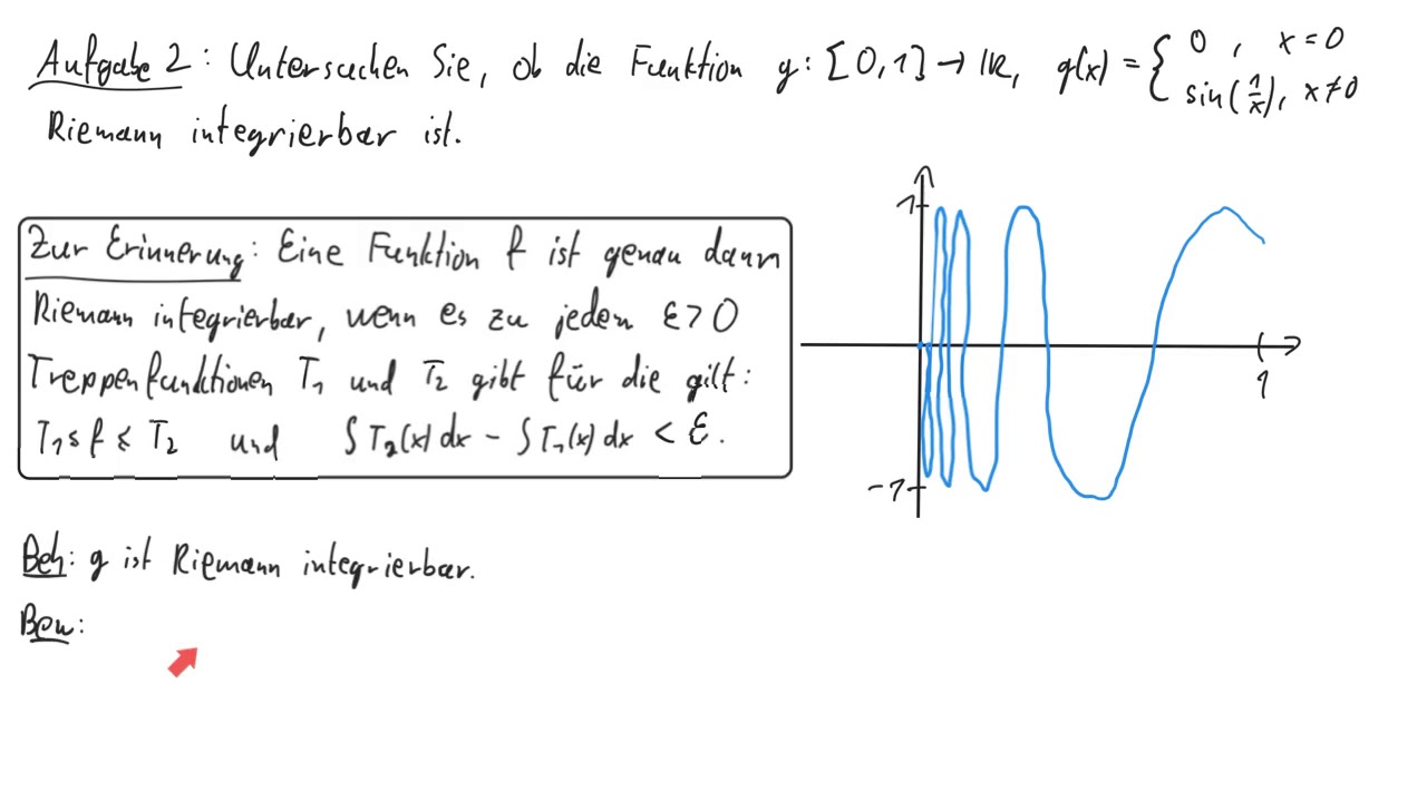 Das Riemann-Integral - Beispiel 1 - YouTube