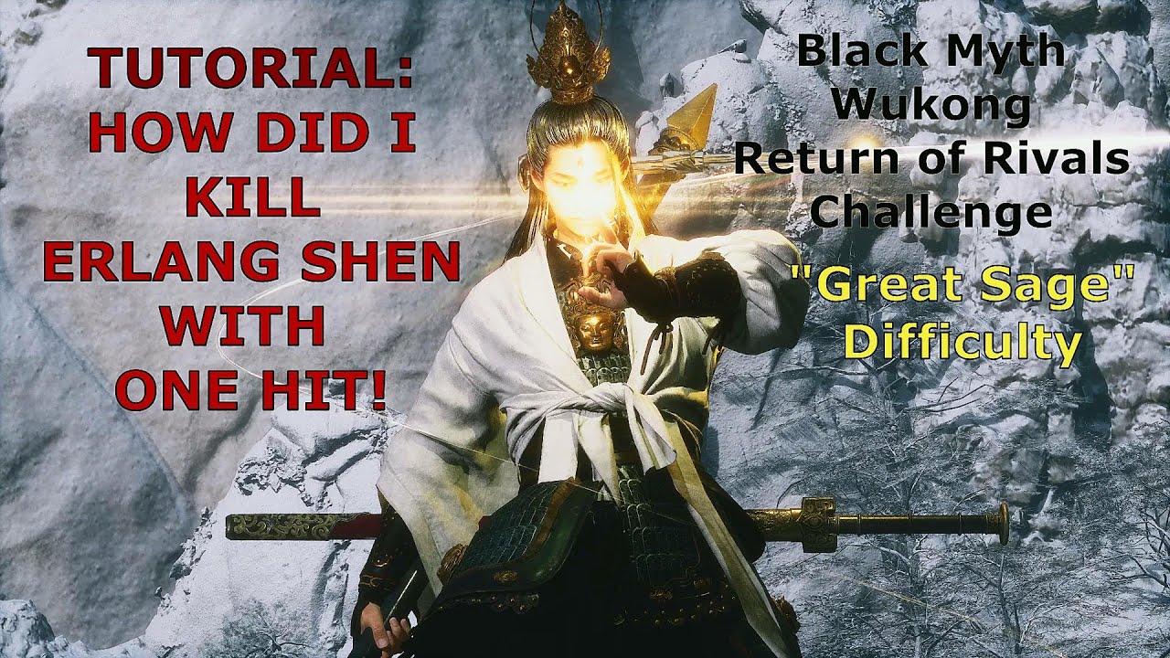 Tutorial: How I build to instant kill Erlang Shen with One Hit - Black Myth Wukong Boss ...