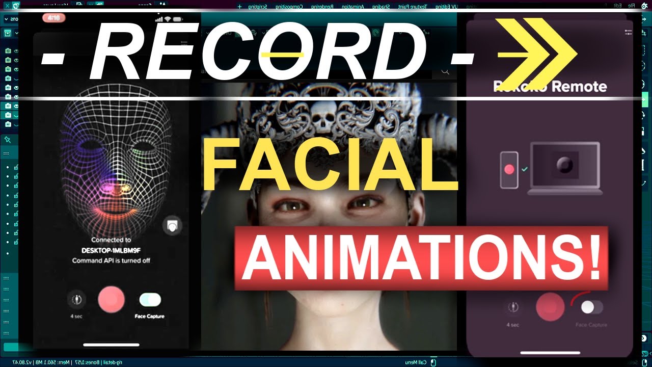 RECORDING Facial MOCAP - (iPhone - Rokoko) - YouTube