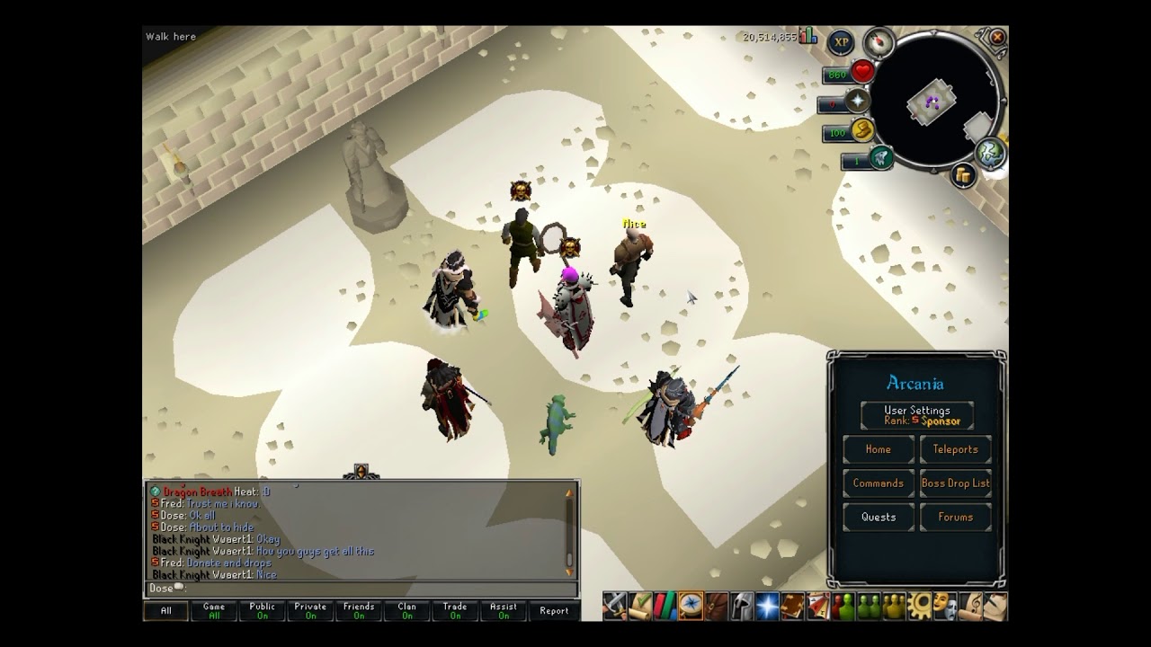 Arcania-RSPS 718 HUGE GIVEAWAY and drop party and hns - YouTube