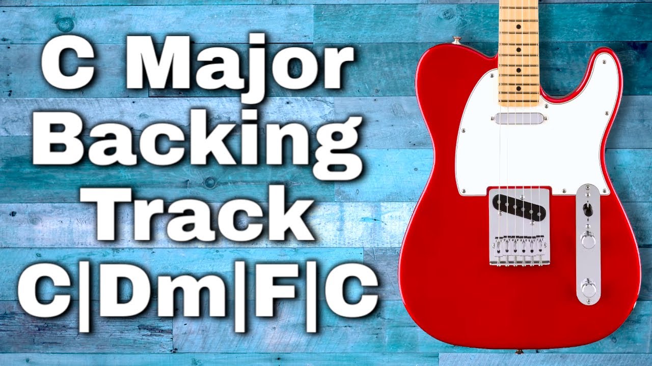 Easy C Major Chilled Backing Track For Guitar Solos 88BPM - YouTube