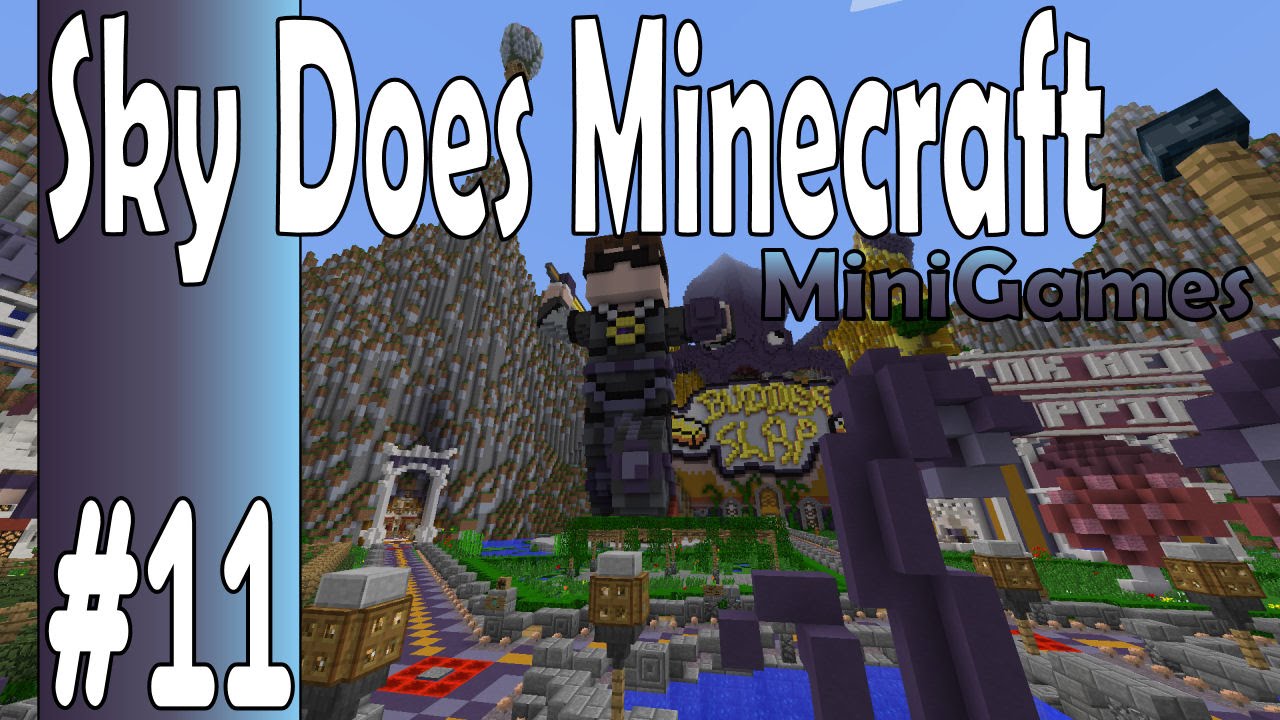 Sky Does Minecraft Minigames with RedSkyFire - E011 - Multiple Games ...