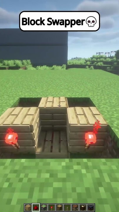 Minecraft Block Swapper💀#shorts #minecraft - YouTube