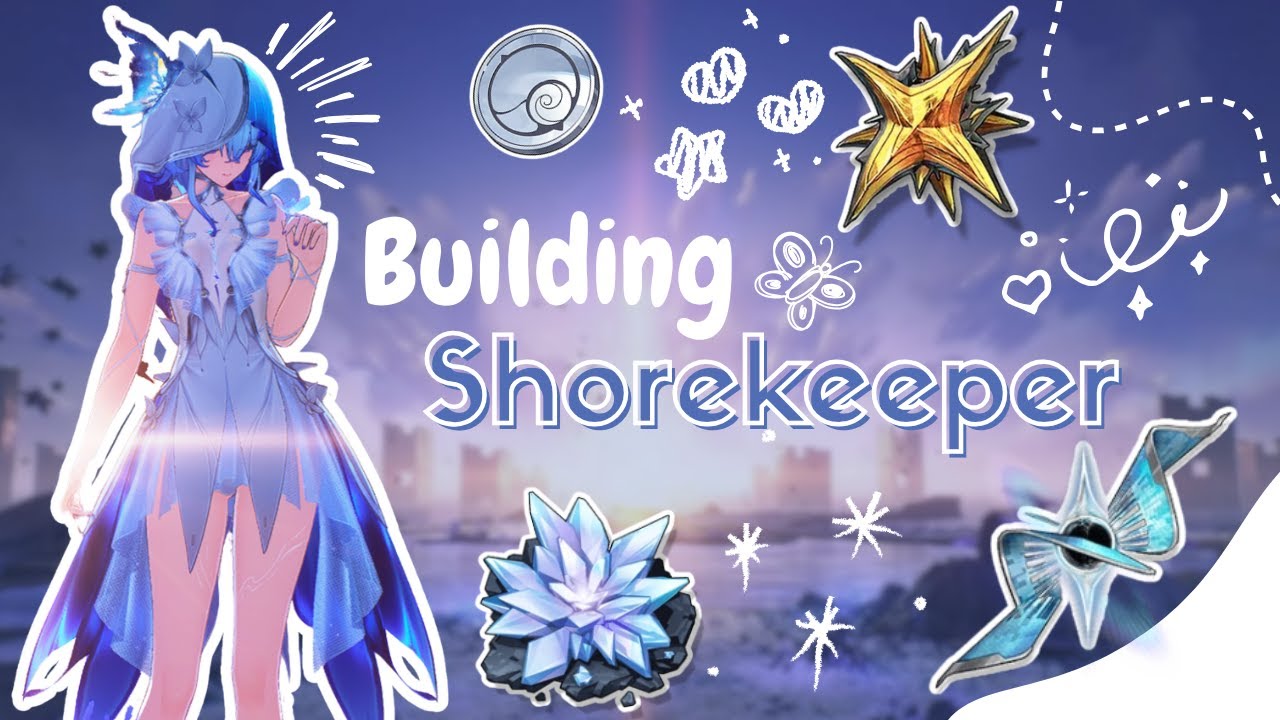 building my new shorekeeper ｡⋆｡˚ ʚïɞ ˚｡⋆｡ cozy wuthering waves gameplay ...