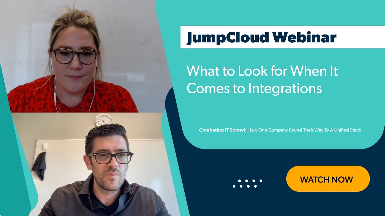 What to Look for When It Comes to Integrations | JumpCloud Webinar Clips {2022} - YouTube