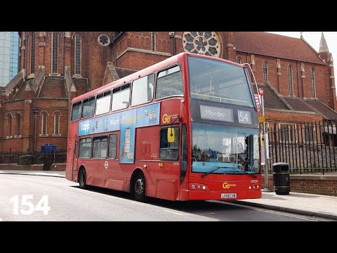 *Kickdown* Bus Journey on the 154 | Optare Olympus (Dennis Trident ...