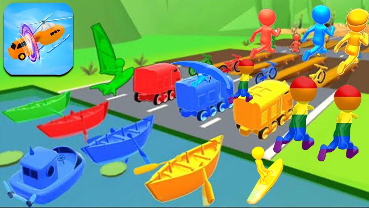 Shape Shifting All Levels 🏃‍♂️🚗🚲🚦 Gameplay Walkthrough Android, ios Big ...