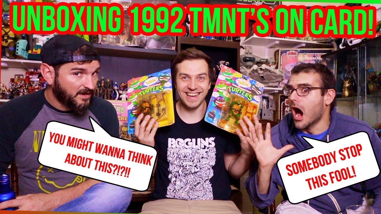 Opening sealed 1992 Talking TMNT's on Card! w/ Not Another Retro ...