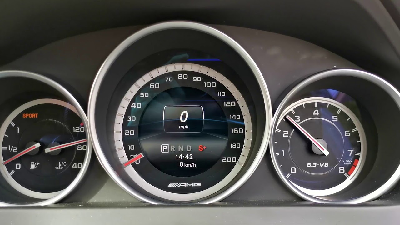 C63 AMG Exhaust Note - YouTube