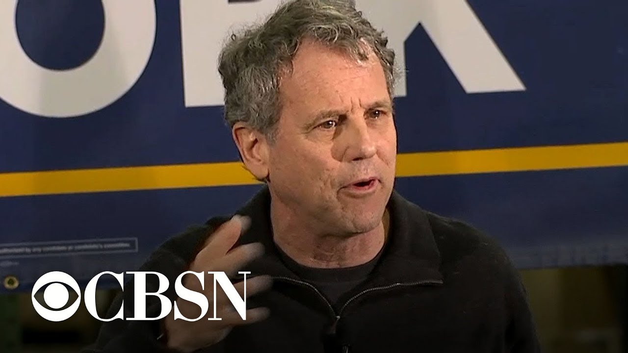 Ohio Sen. Sherrod Brown weighs 2020 bid on "Dignity of Work" tour - YouTube