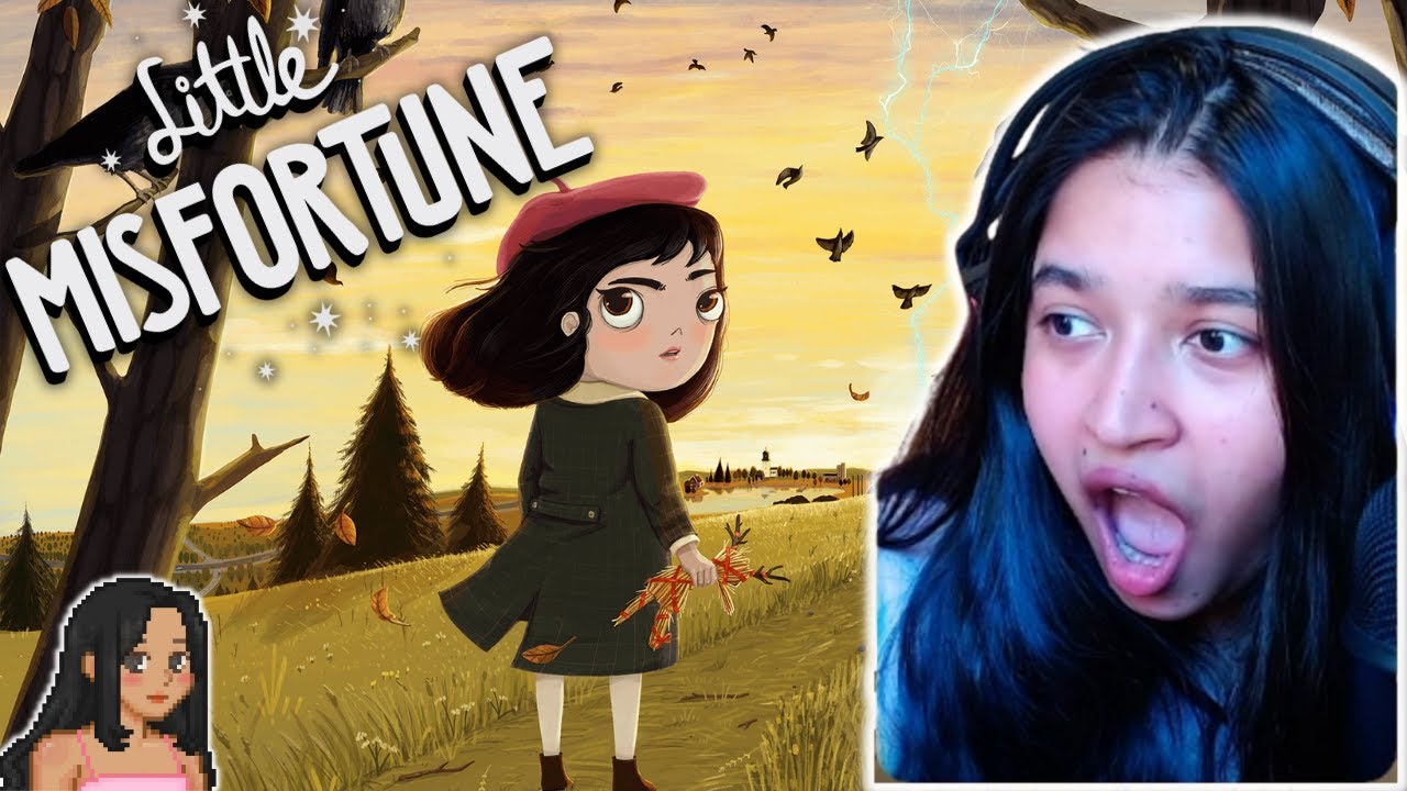 This is a HORROR game??? | Little Misfortune Part 1 - YouTube