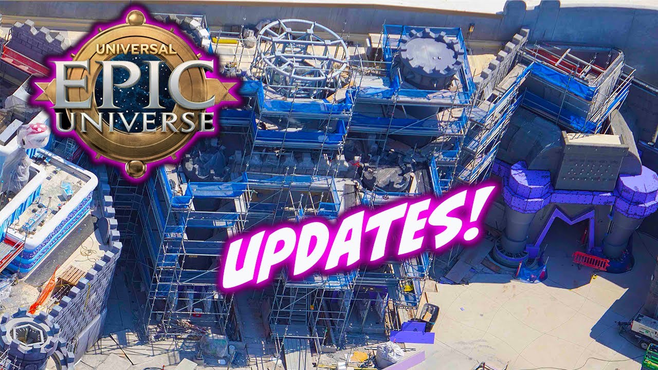 HUGE Epic Universe Construction UPDATES! - YouTube