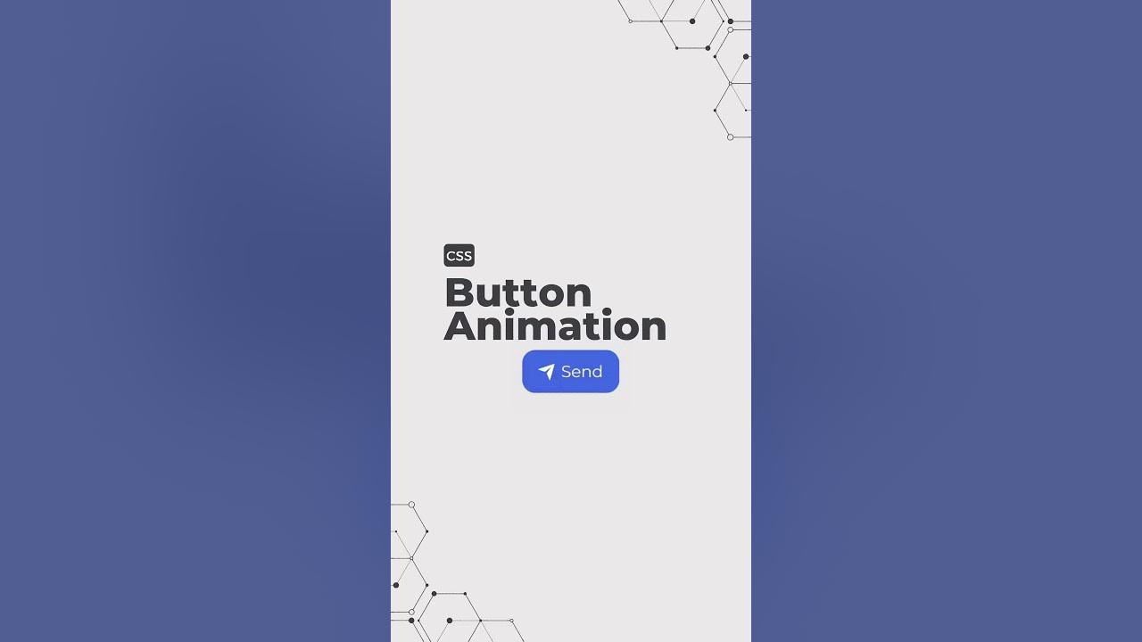 Simple Button Animation With Css Coding Html Css Youtube