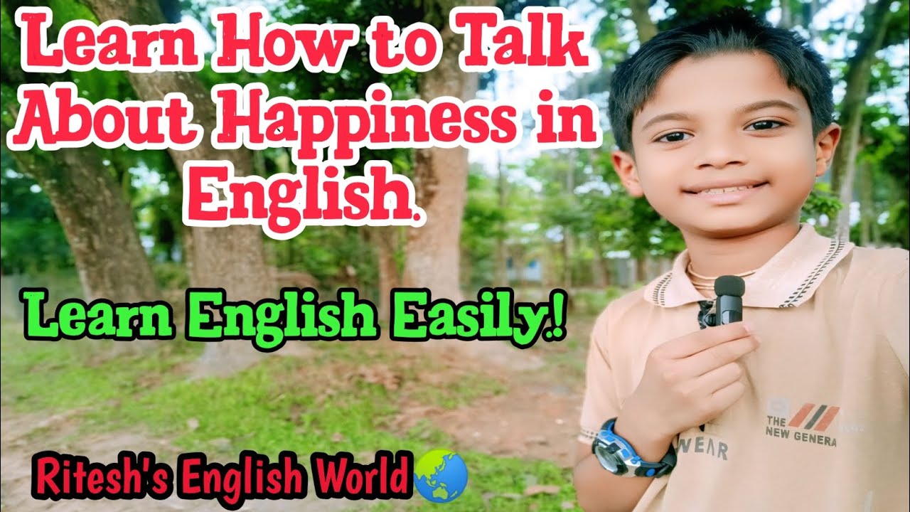Learn How To Talk About Happiness in English | Learn English Easily ...