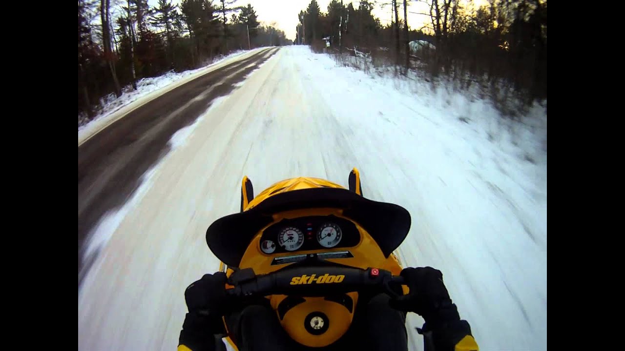 Skidoo MXZ 700 Trail Ride #1 - YouTube