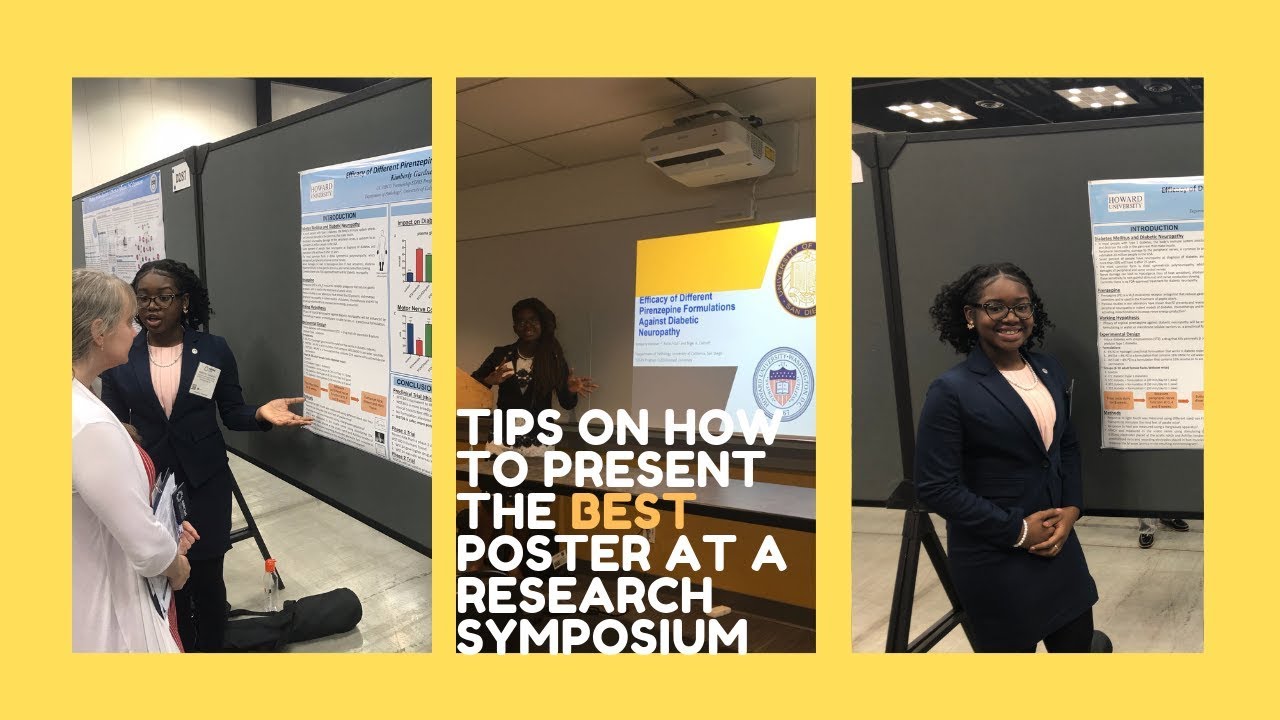 Tips for Delivering a Great Poster Presentation - YouTube