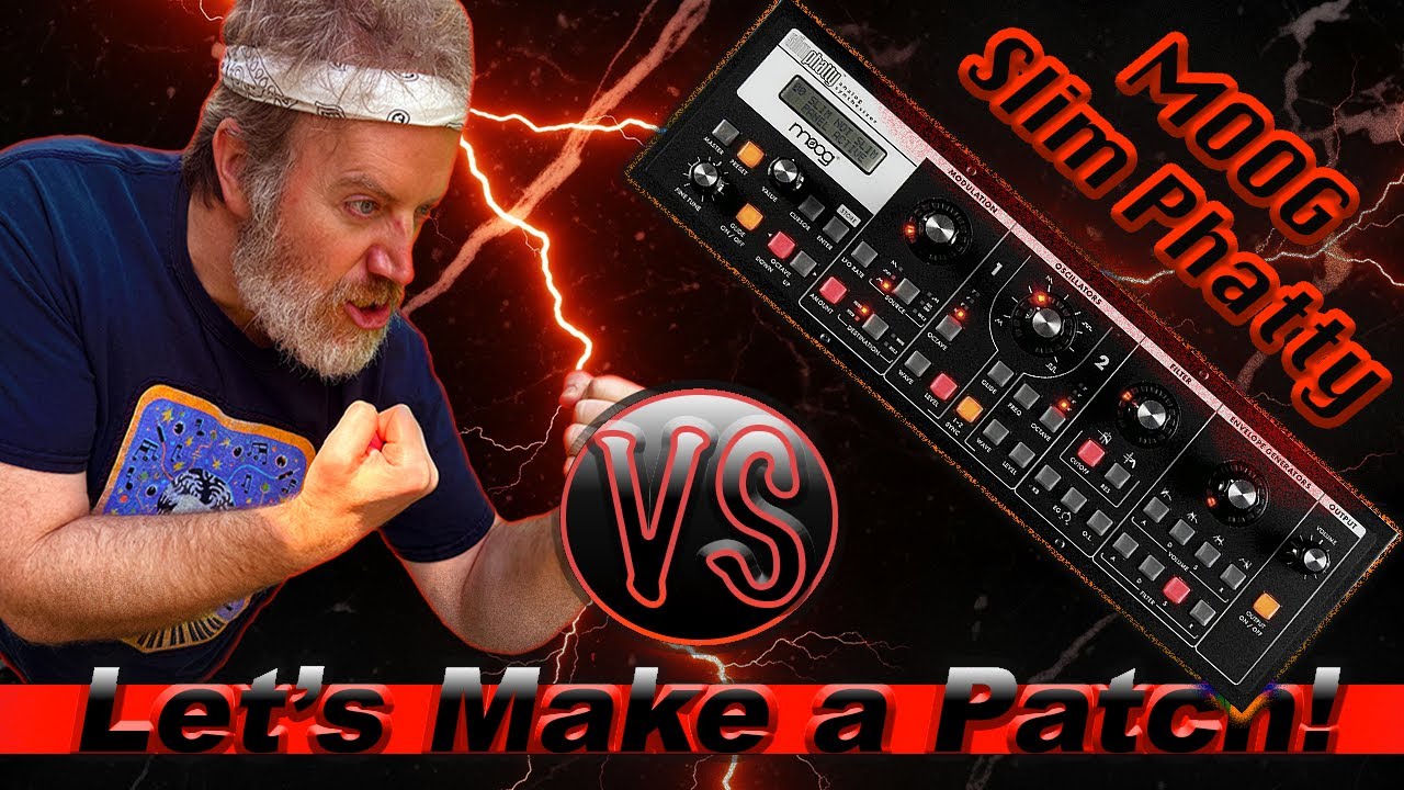 Let's make a patch! Featuring the Moog Slim Phatty #moog # ...