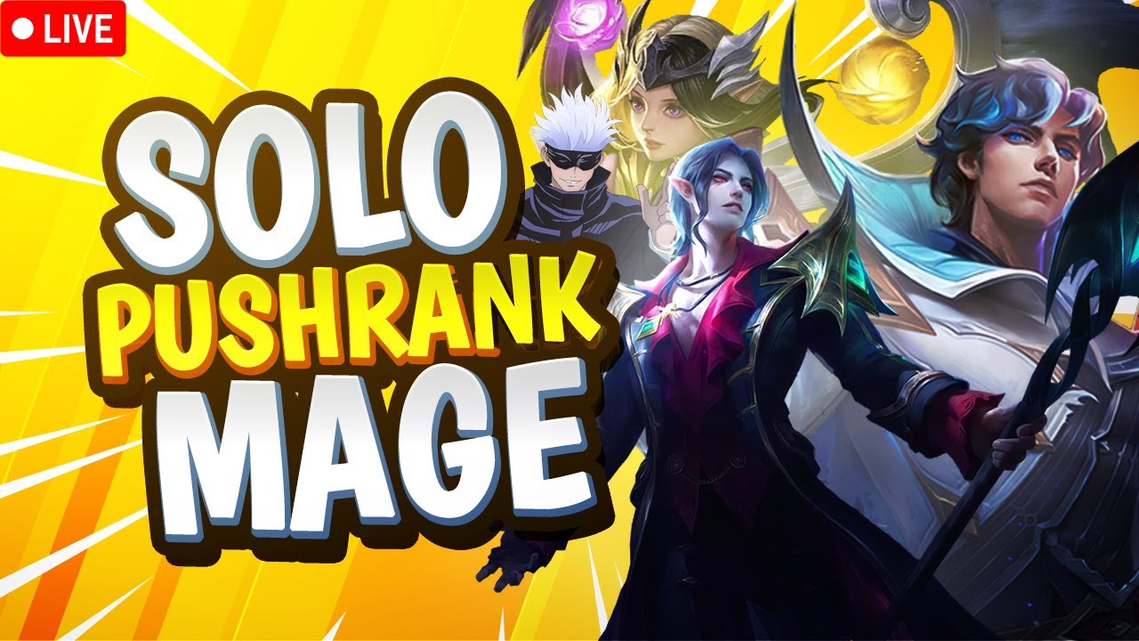 PUSHRENG SOLO MAGE SAMPE GLORY !! #mlbbidcreator - YouTube