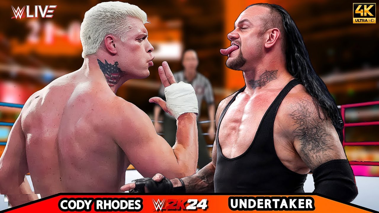 Cody Rhodes vs Undertaker | No Holds Barred Match | SURVIVOR WAR GAMES ...