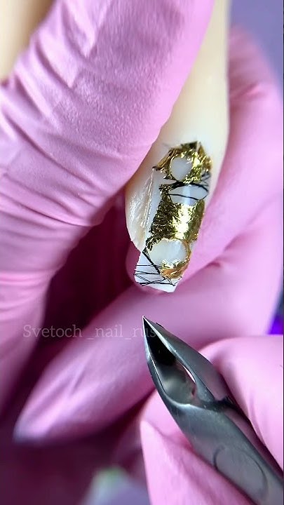 Как прикрепить сетку с потальный к ногтям?верхние формы нам помогут # ...