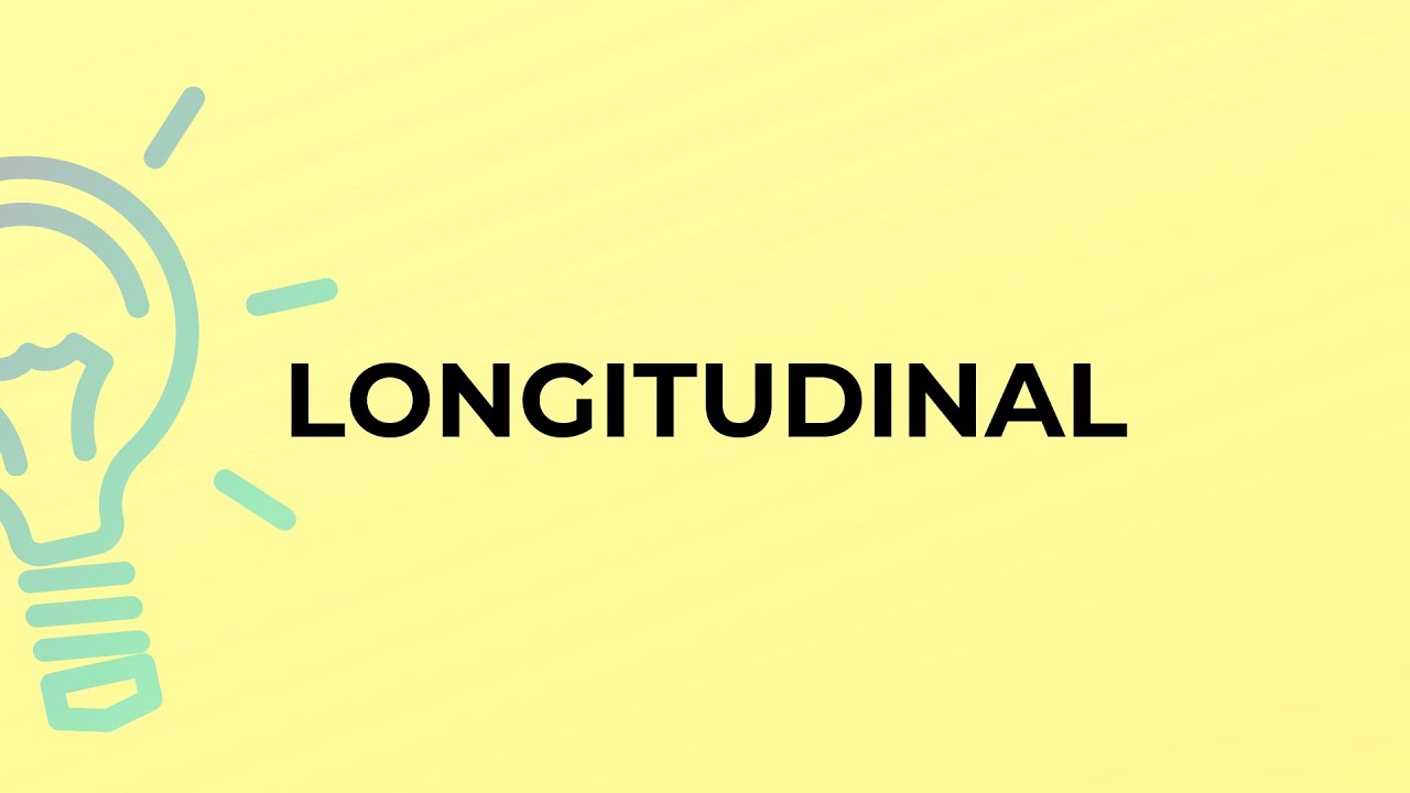 What is the meaning of the word LONGITUDINAL? - YouTube
