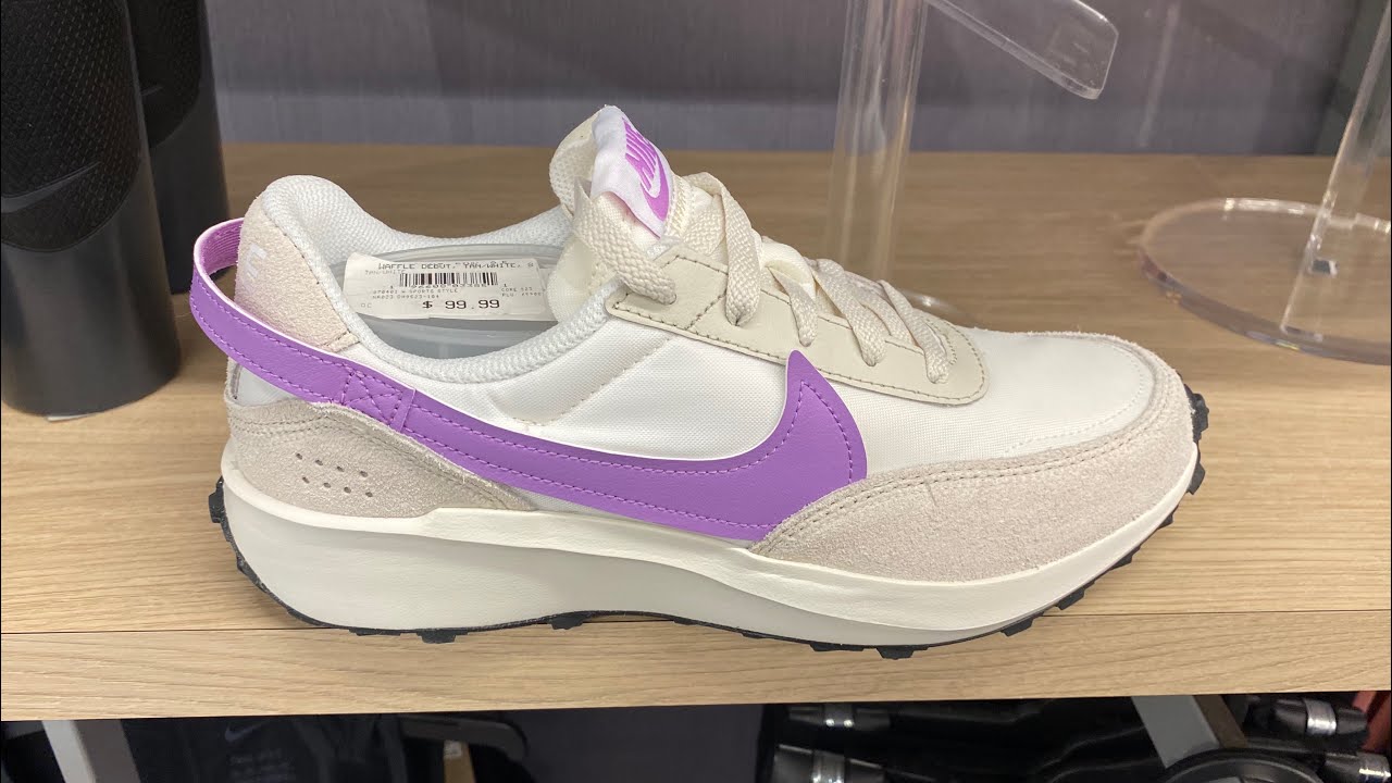 Nike Waffle Debut (White/Light Orewood Brown/Sail/Rush Fuchsia) - Style ...