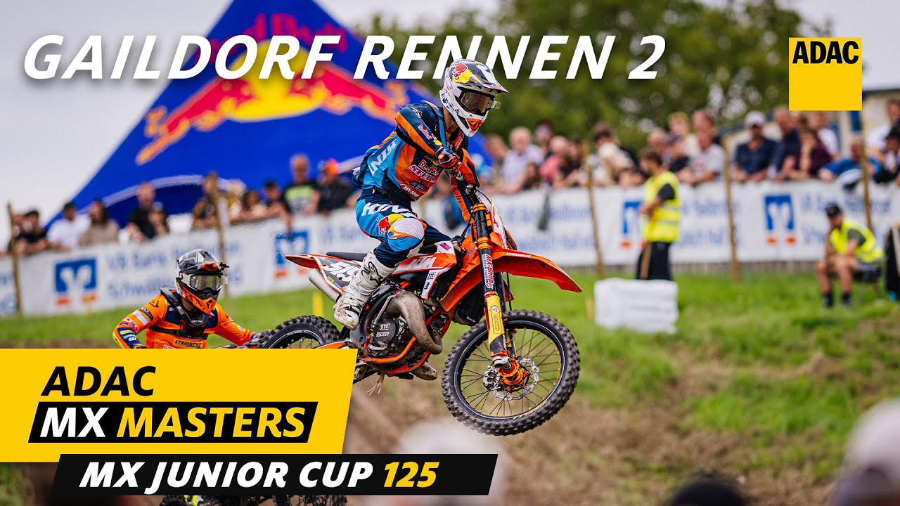 ADAC MX Junior Cup 125 Gaildorf | Rennen 2 | ADAC Motorsports - YouTube