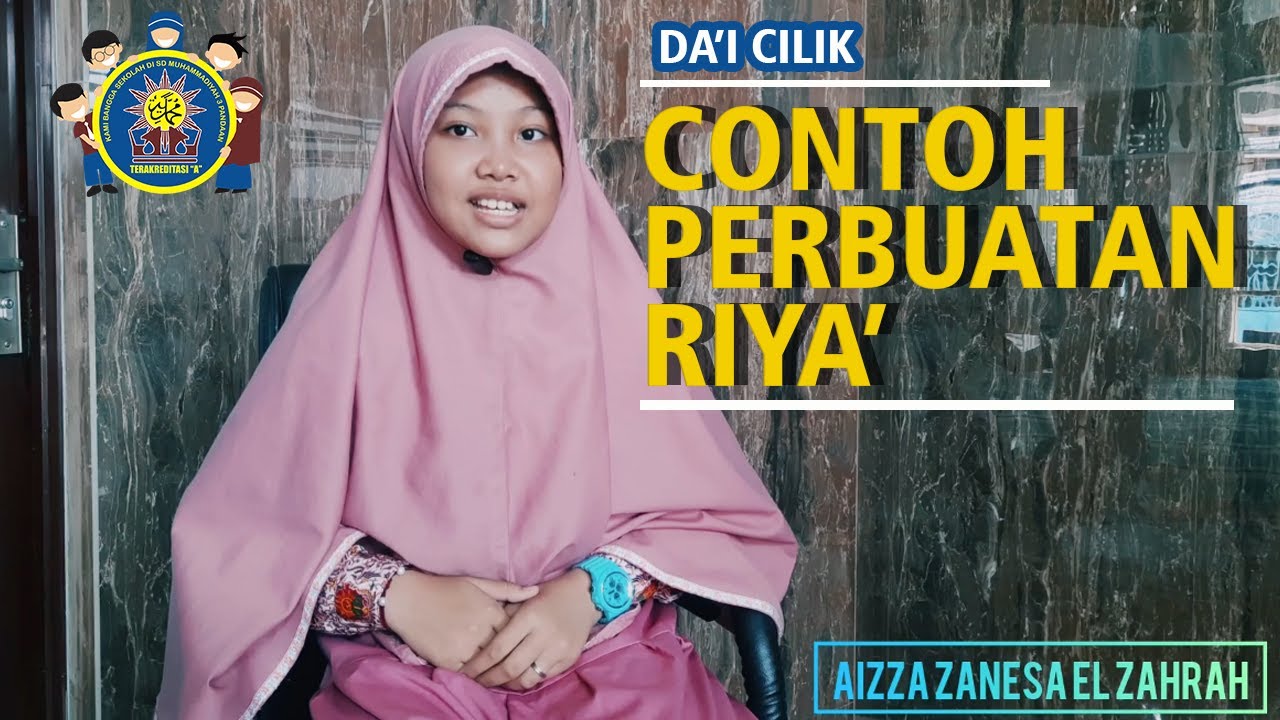 DA'I CILIK | CONTOH PERBUATAN RIYA' - YouTube