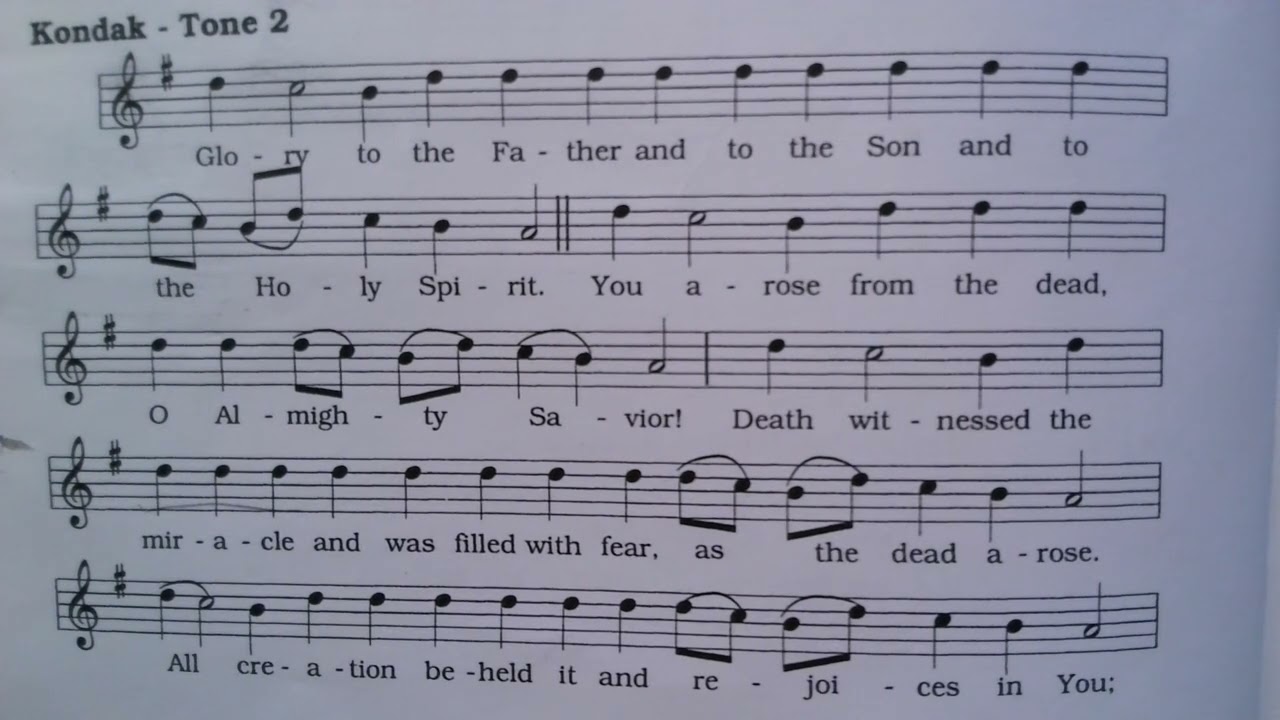 Resurrection Tone 2 Kondak Carpatho Rusyn Chant, ACROD mp4 - YouTube