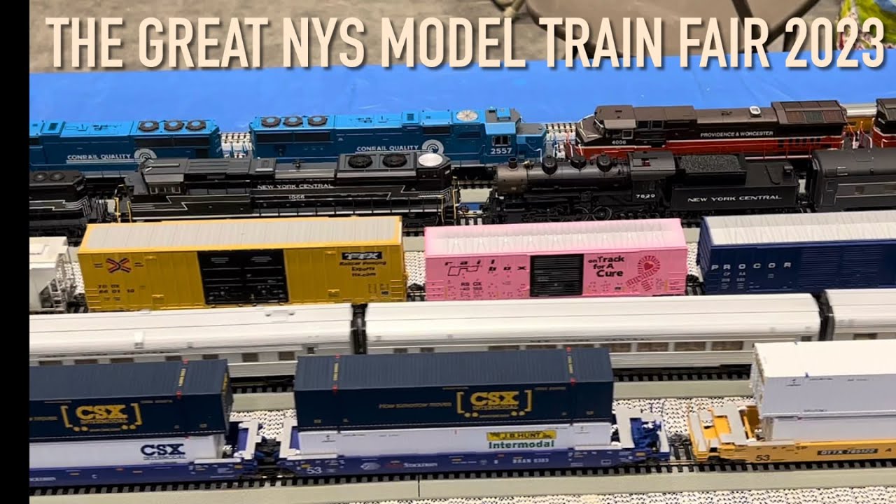 The Great NYS Model Train Fair 2023 - Largest Show in NY! - YouTube